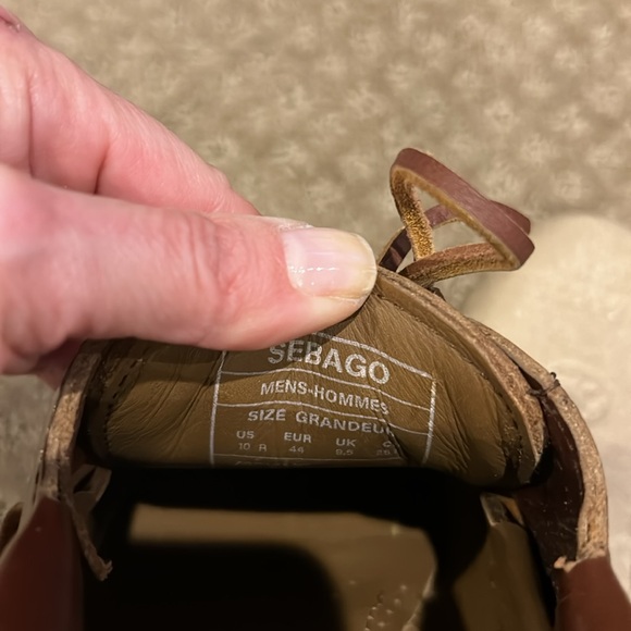 Sebago | Shoes | Nwot Sebago Mens Ranger Waxy Brown Leather Boat Shoes ...